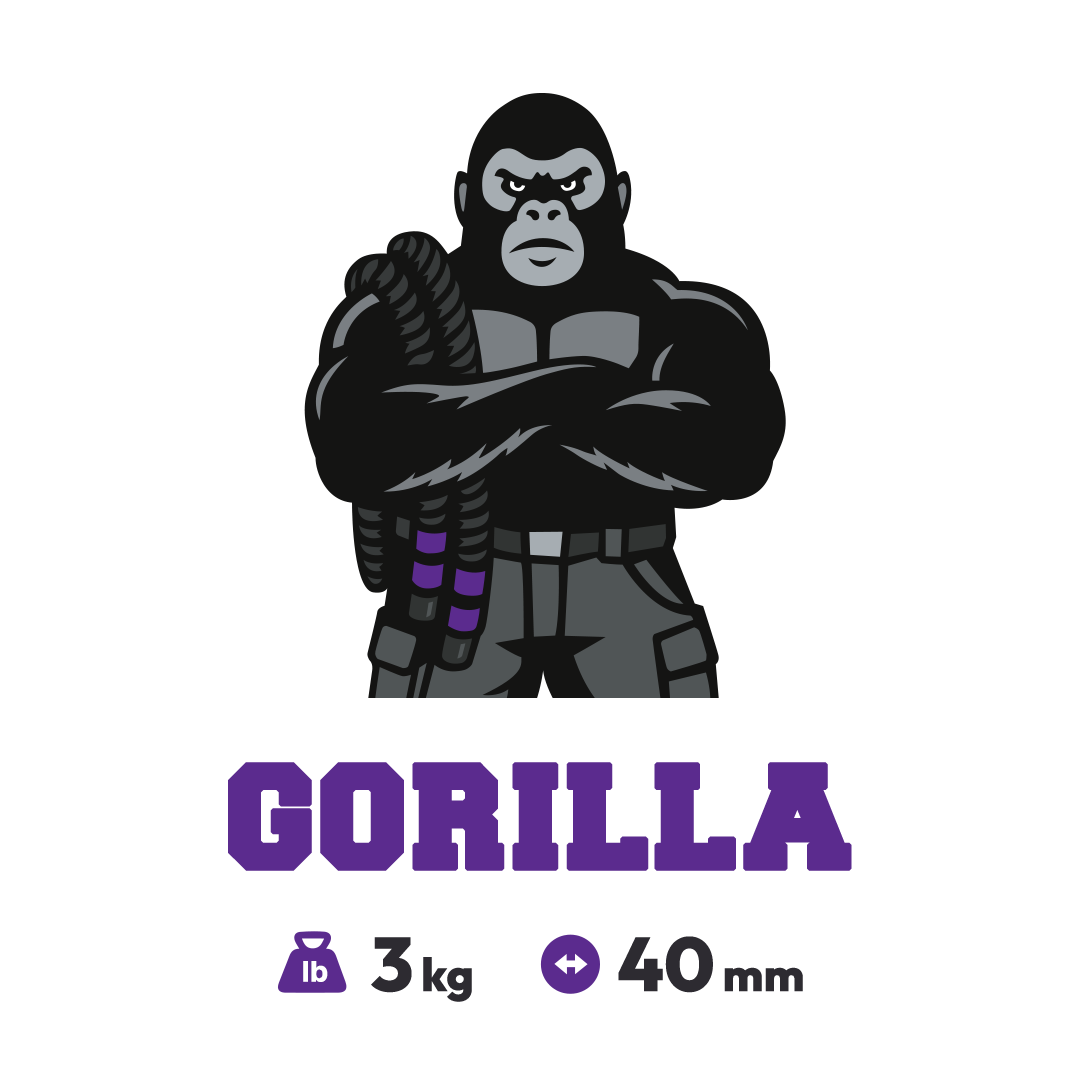 Gorilla – 40mm Heavy Rope for Rope Flow (3kg) – windingropes