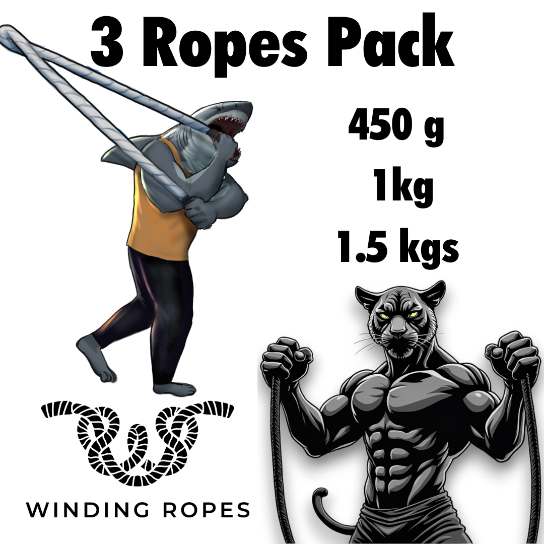 3 Weights Premium Flow Pack : 1.5 Kgs + 1 kg + 440 grams flow ropes ...